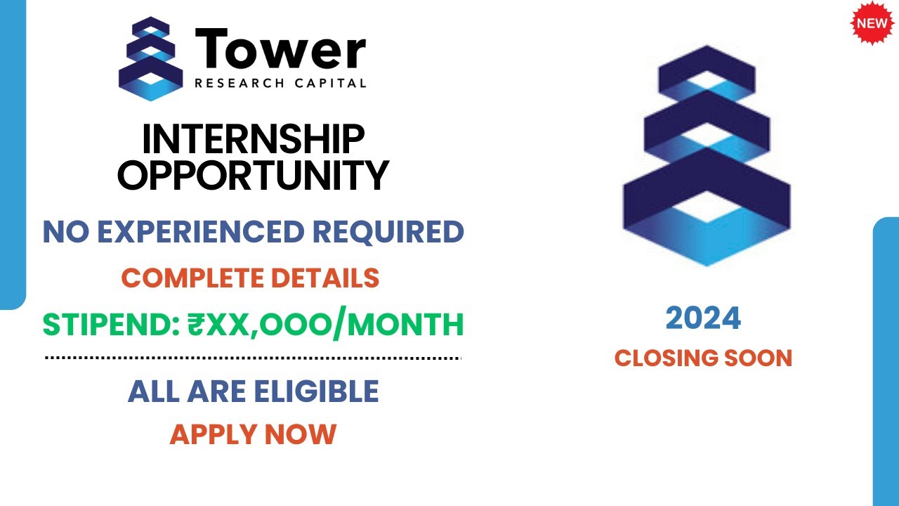 Kickstart Your AI Career with Tower Research Capital's Internship - YouTube