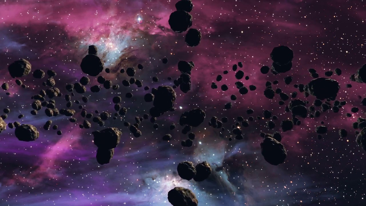 3D Asteroids Belt Field Meteors Asteroid Interstellar No Copyright Video.mp4 - YouTube