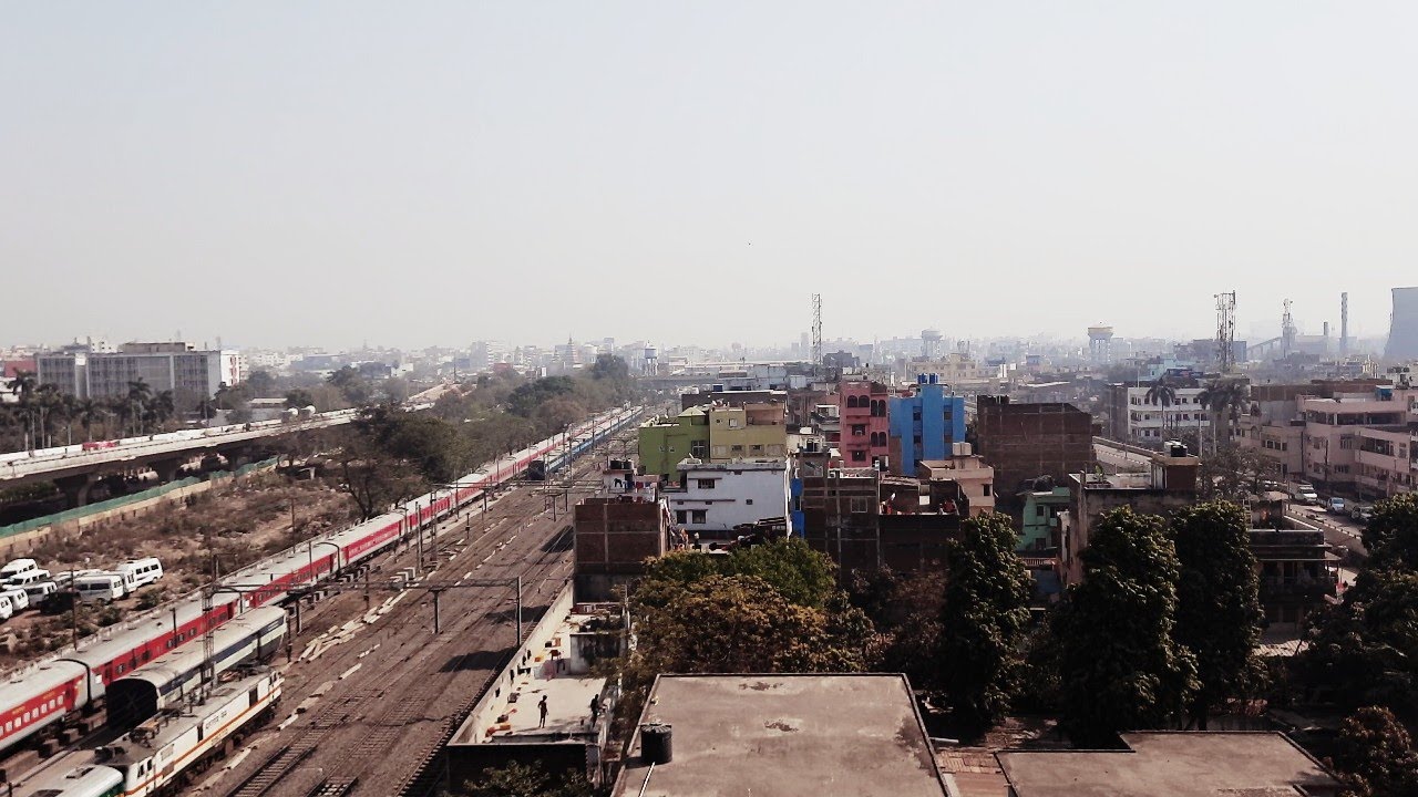 Patna City Panaromic View, Capital of Bihar, Mahavir Mandir, Patna ...