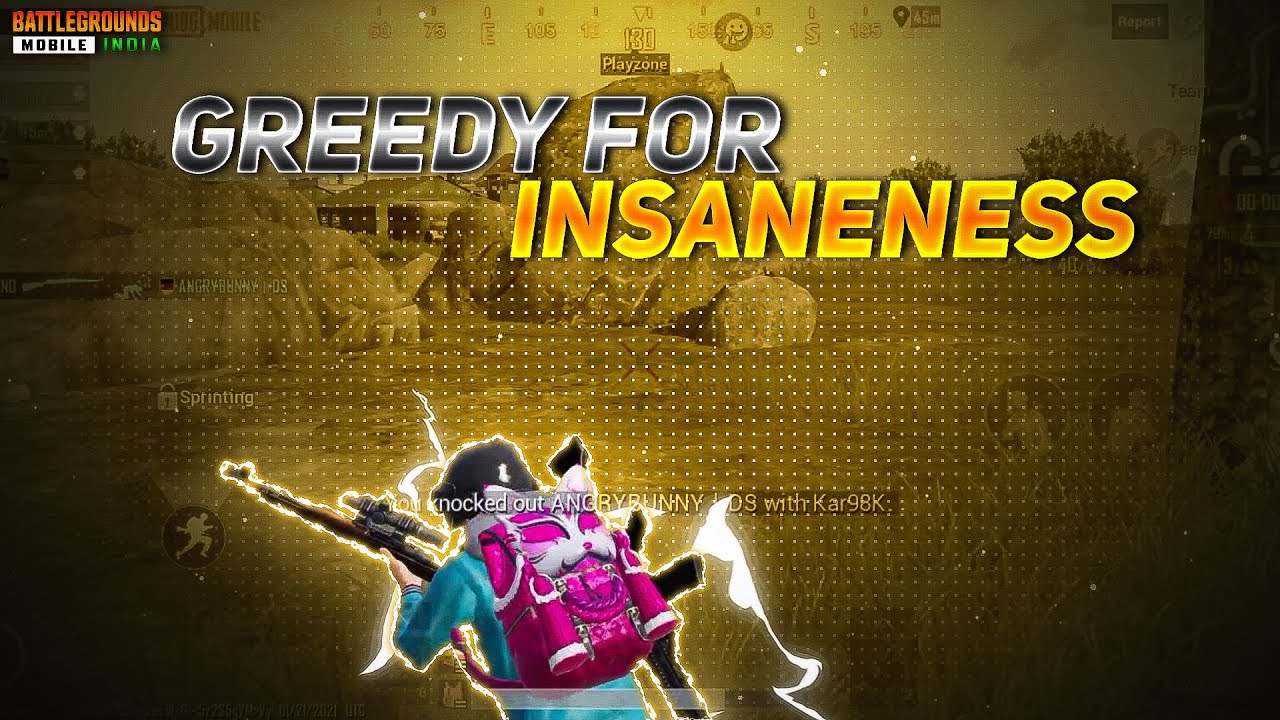 GREEDY FOR INSANNESS 😈 - FROM THD CRYPT - BGMI MONTAGE - 4 Finger ...