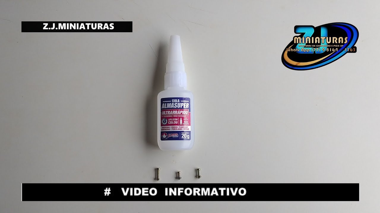 INFORMAÇAO SOBRE COLA E PARAFUSOS USADOS NA MONTAGEM - YouTube