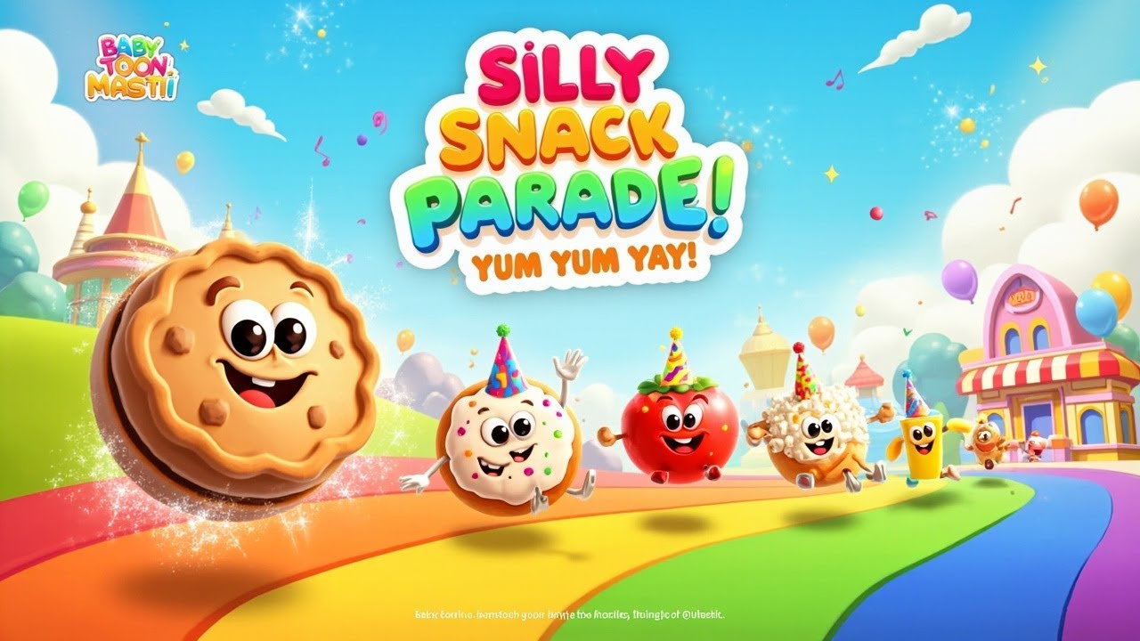 Kids Song 🎶 Silly Snack Parade 🍪 | Fun Dance & Sing Along for Toddlers ...