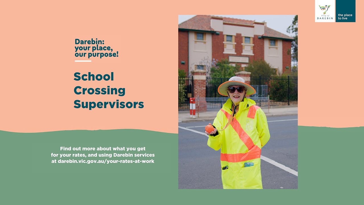 School Crossing Supervisors - Darebin - YouTube