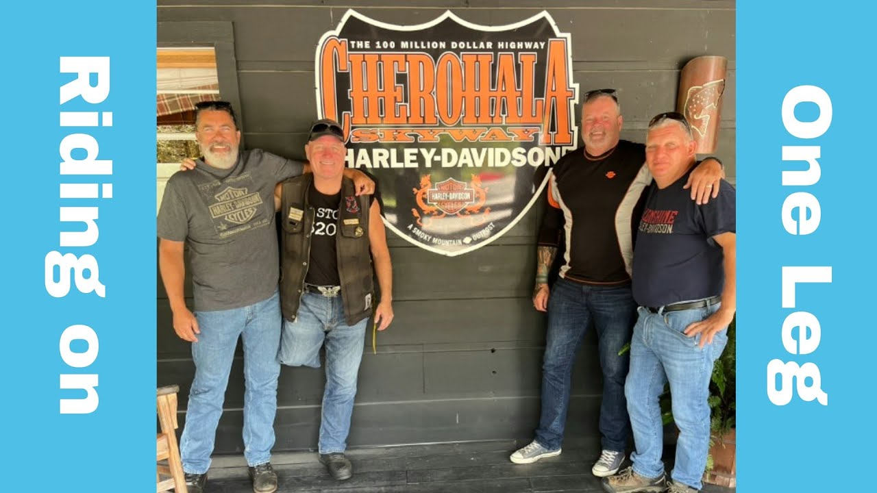 Cherohala Skyway and Foothills Parkway vs one legged biker - YouTube