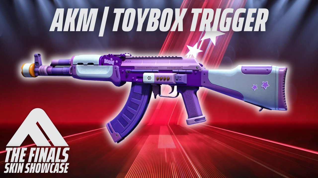 AKM TOYBOX TRIGGER Skin Review | The Finals Season 6 Foamed Fury Set - YouTube