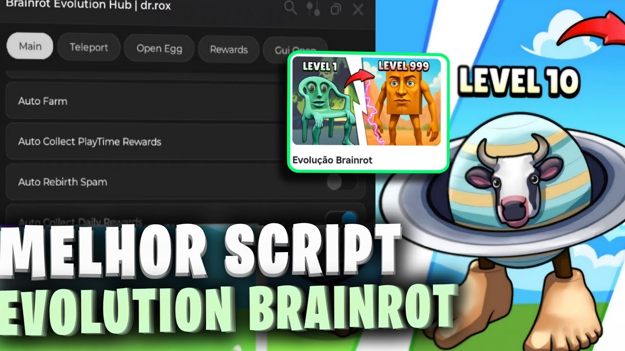 [ ️NOVO] SCRIPT EVOLUÇÃO BRAINROT - BRAINROT EVOLUTION AUTO FARM ...