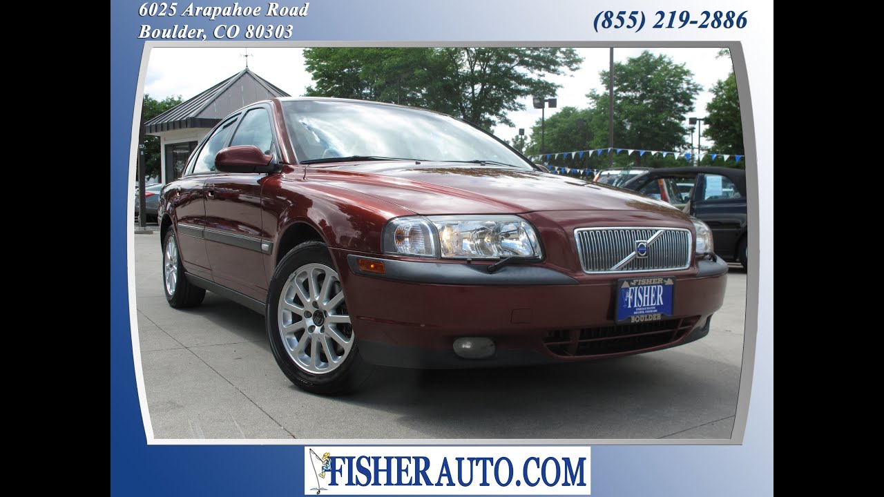 2001 Volvo S80 T6 red | $7,900* | Boulder, Colorado | Fisher Auto ...