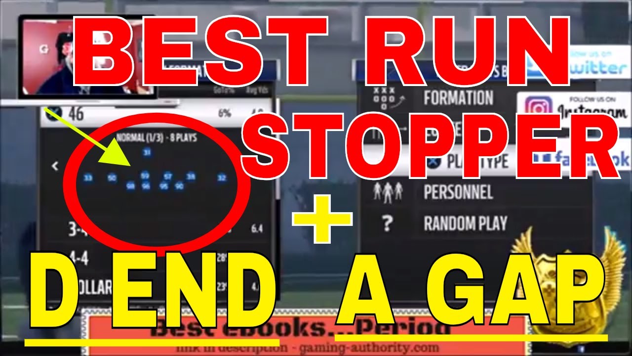MADDEN 18 BEST RUN STOPPER WITH A D END A GAP NANO BLITZ BOTH FROM 4-6 ...