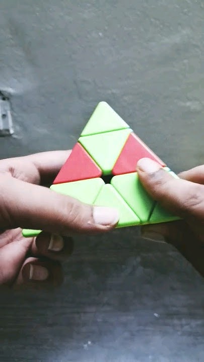 How to solve the last part of pyraminx Part 2 || THE Qubers STOP || #cube #pyraminx # ...