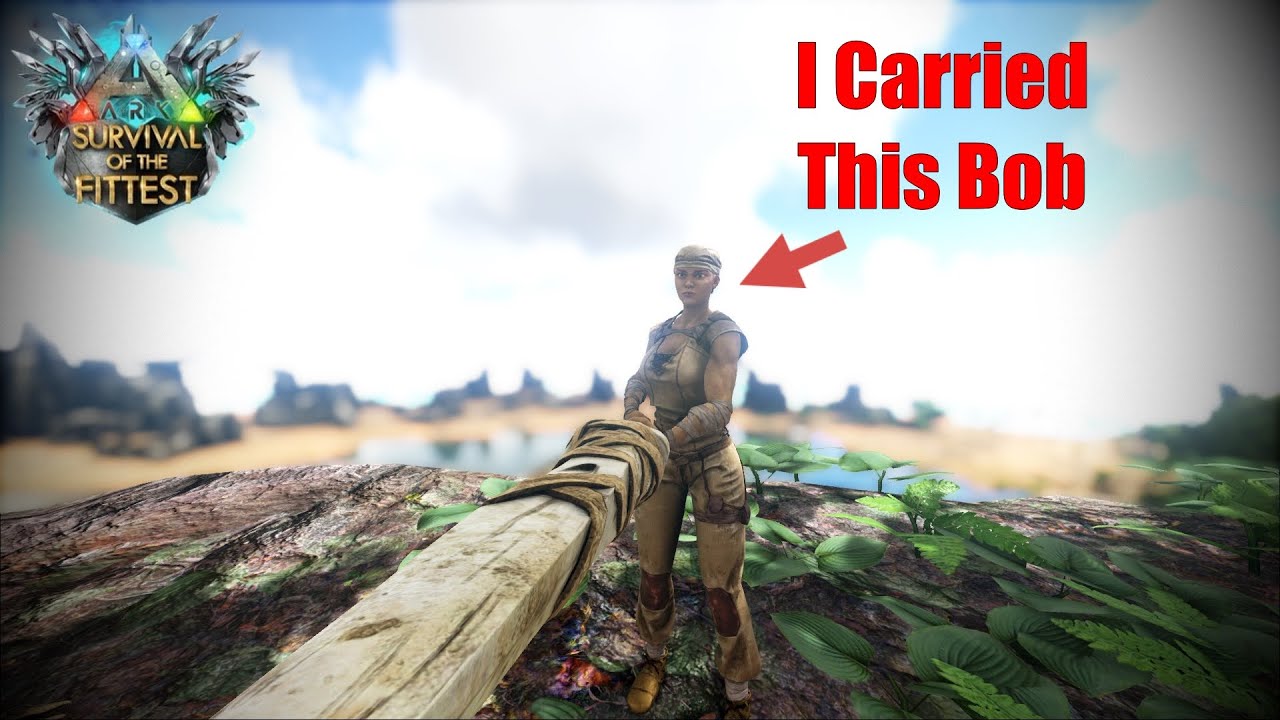 This Is How My Bob Friends First Game Went Ark SOTF - YouTube