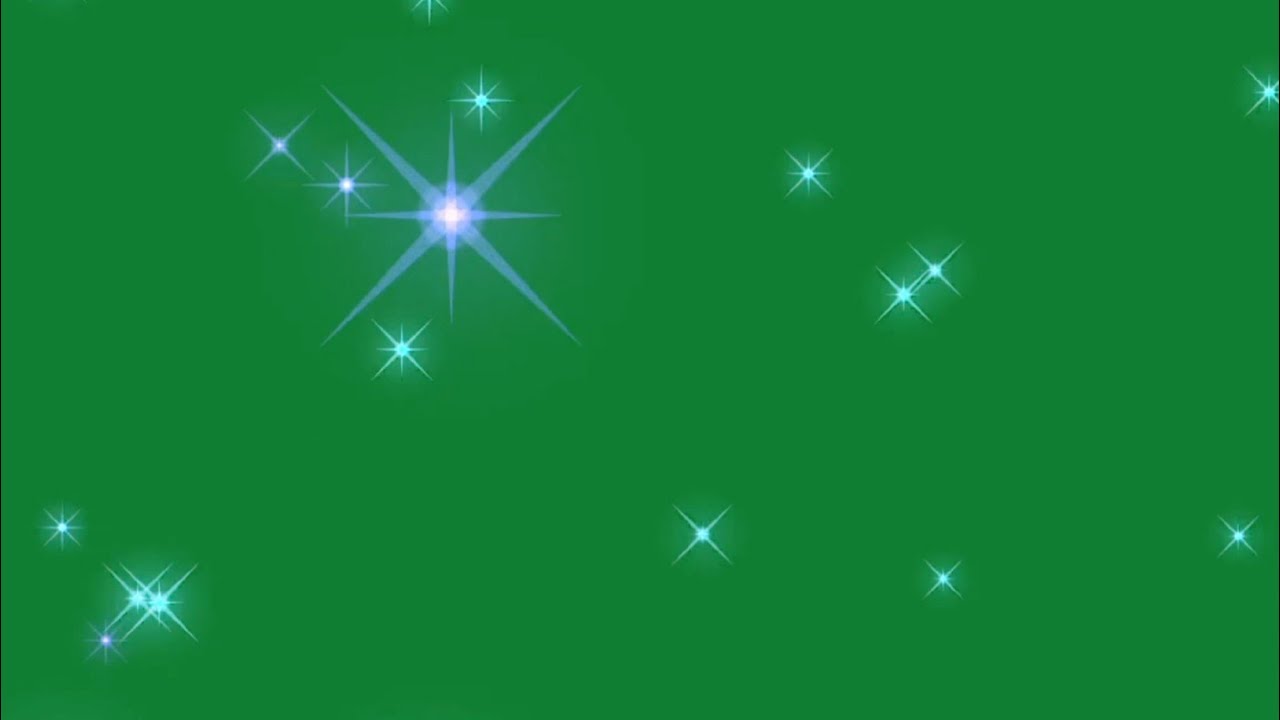 Star blinking effect green screen | Glowing star green screen effects ...