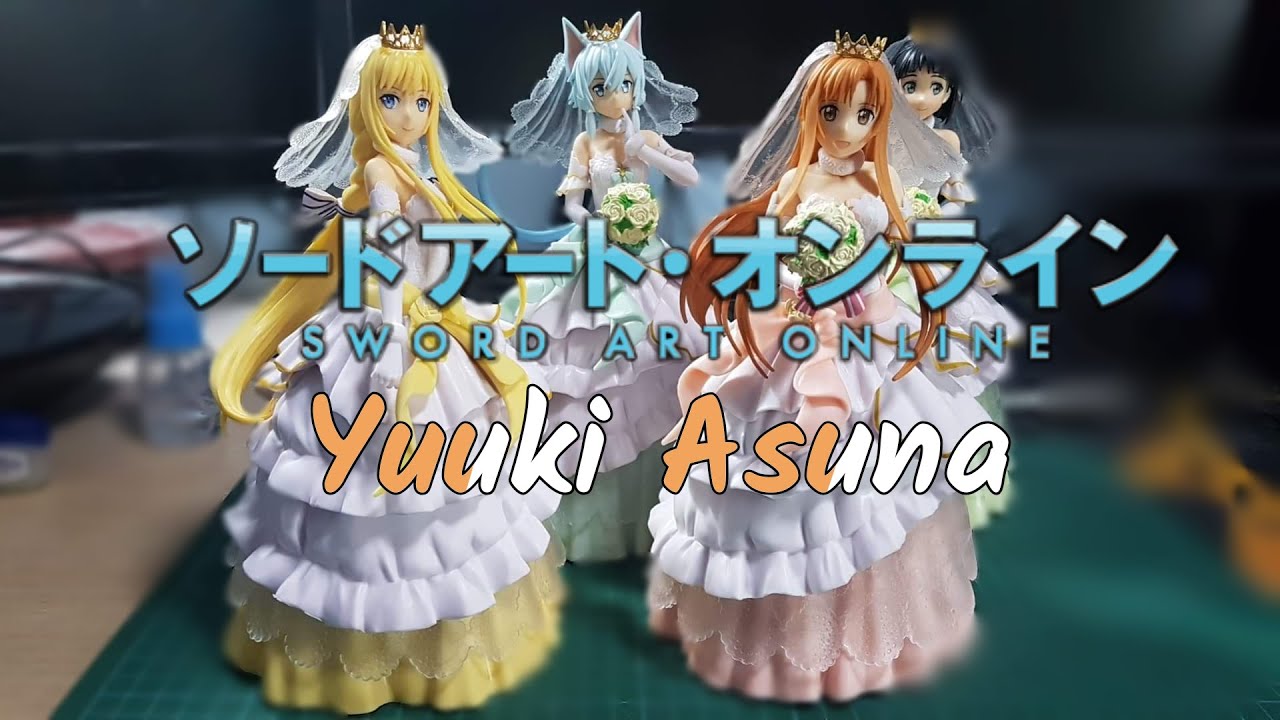 UNBOX : Sword Art Online Code Register - Asuna - EXQ Figure - Wedding ...