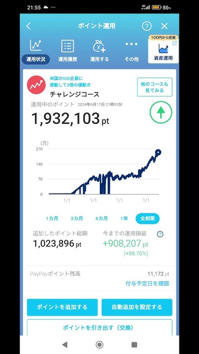 R6 6月17日〜18日 早朝PayPayポイント運用 - YouTube