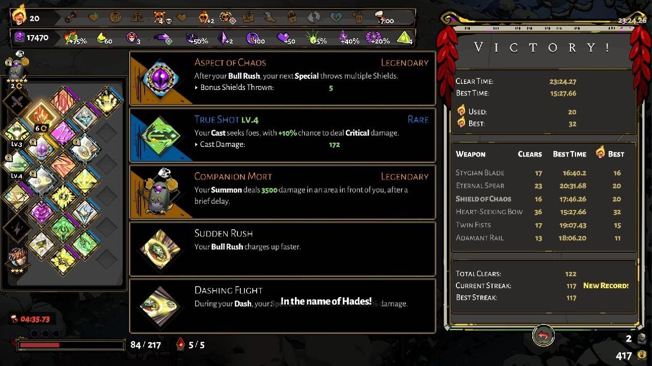 Hades - Shield Aspect of Chaos - 20 Heat EM4 - YouTube