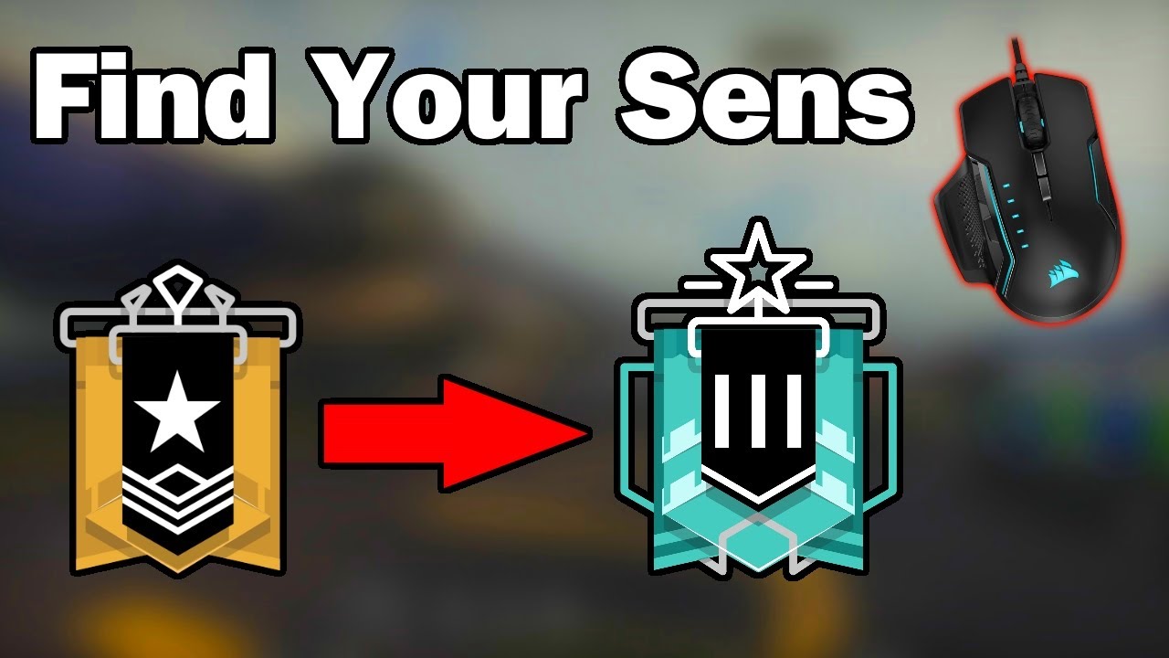 How to Find YOUR Perfect Sens in Rainbow Six Siege Easily - YouTube