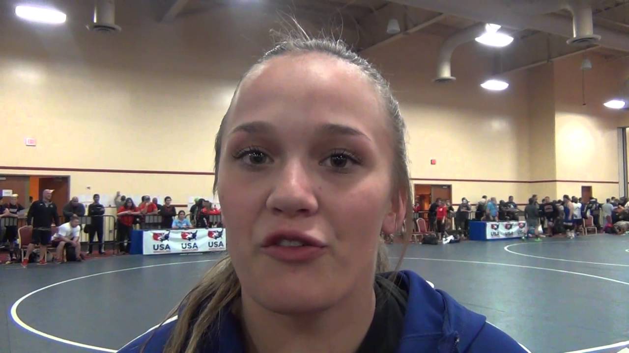 Hailey Cox, 130 lbs. Western Junior Girls champion - YouTube