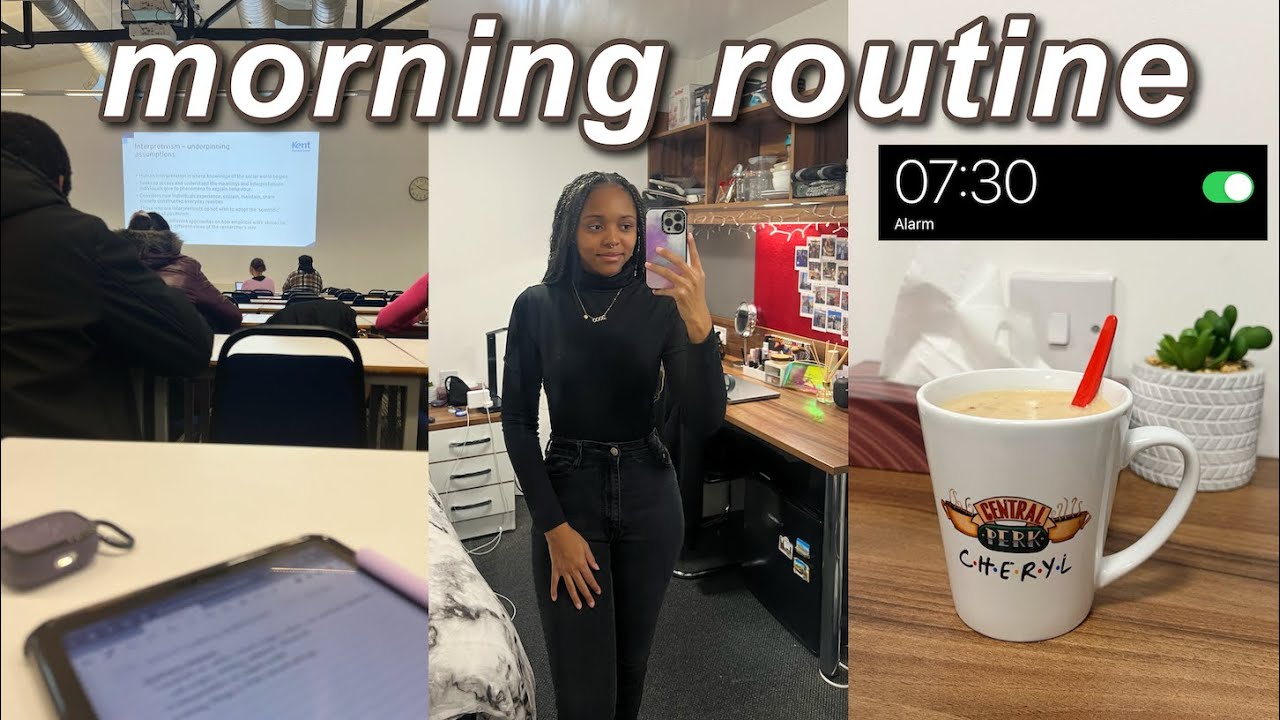 7:30AM PRODUCTIVE WINTER MORNING ROUTINE☀️ (as a Master's Student at ...