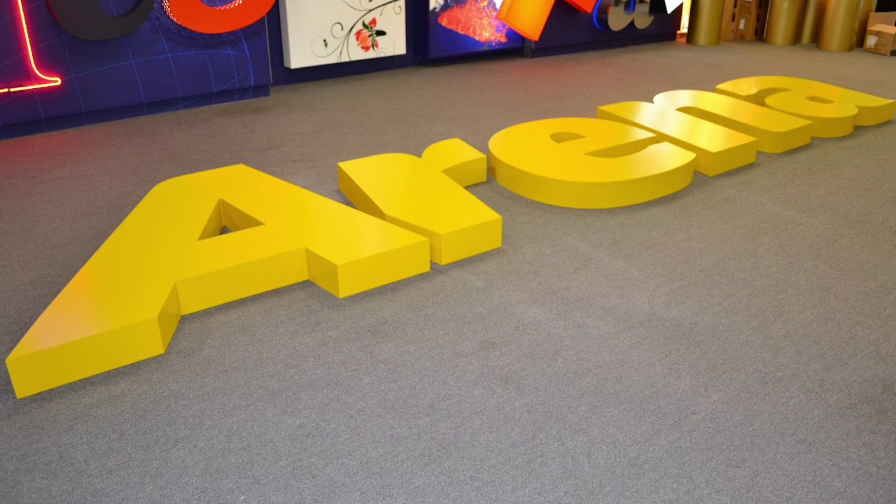 RAC Arena - Signage Rebrand Video - YouTube