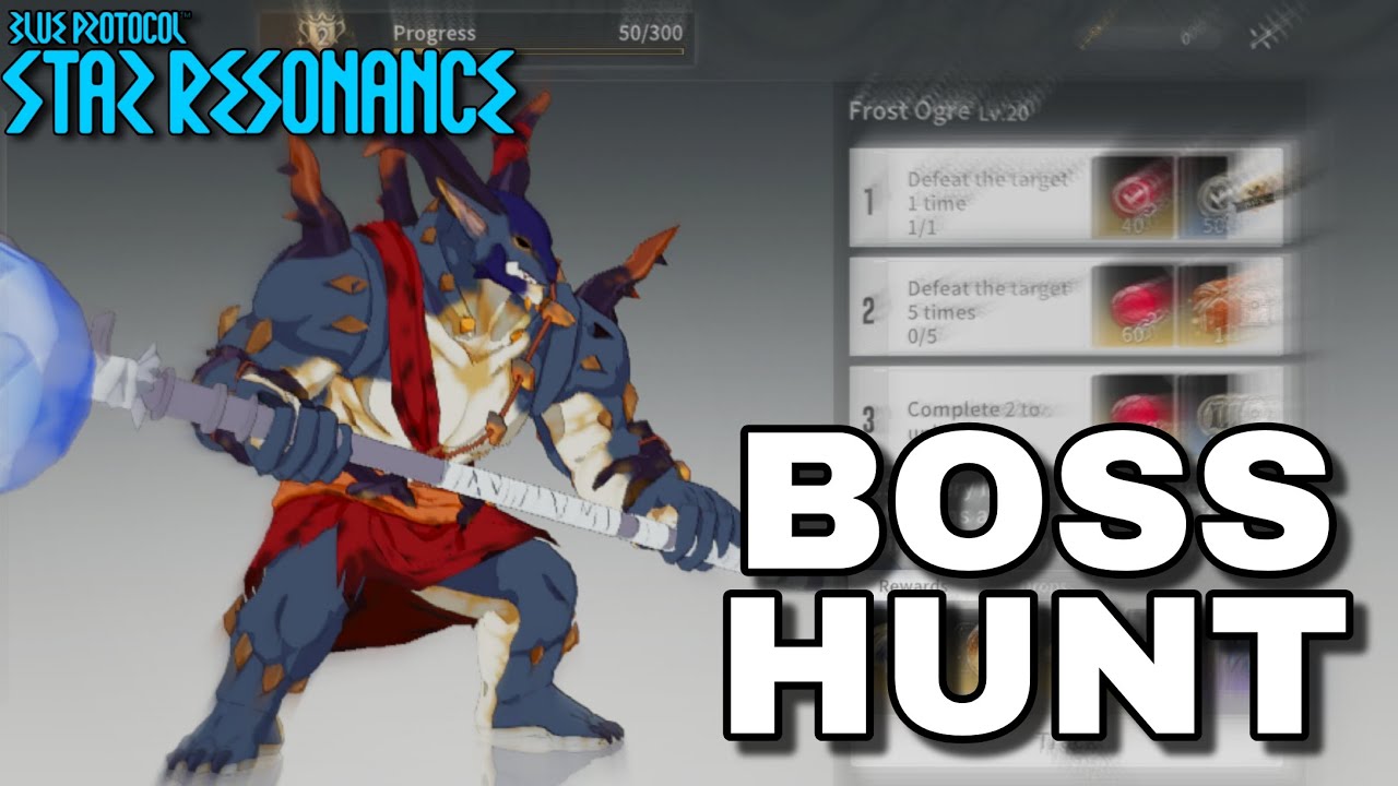 Frost Ogre (Boss Hunt) - Blue Protocol Star Resonance SEA - YouTube