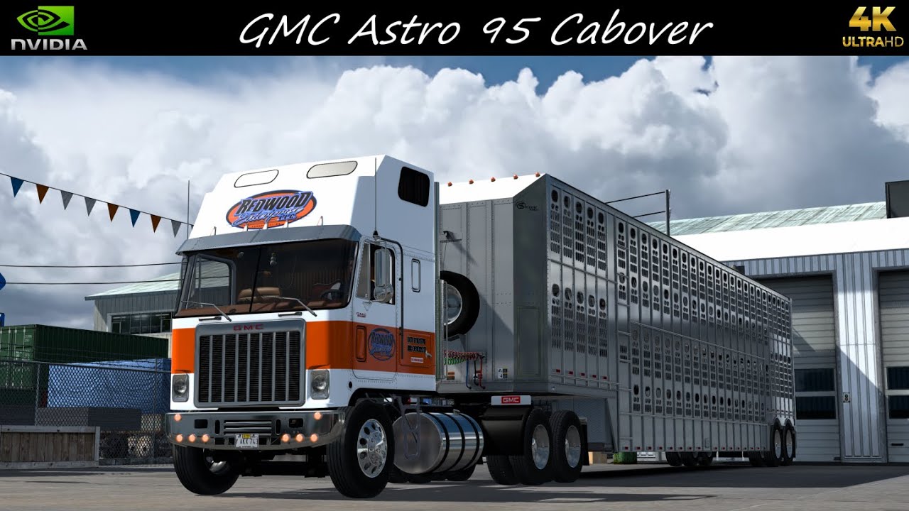 *GMC Astro 95 Cabover* Cattle Hauled Oxnard to Santa Maria *JBX2/TAA ...