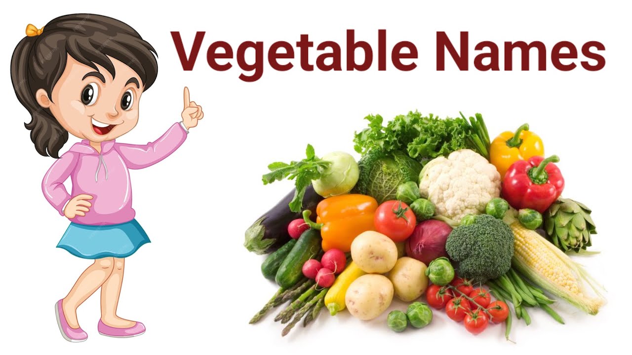 Vegetable Names l Different Vegetable l Healthy Vegetables l Kids Video ...