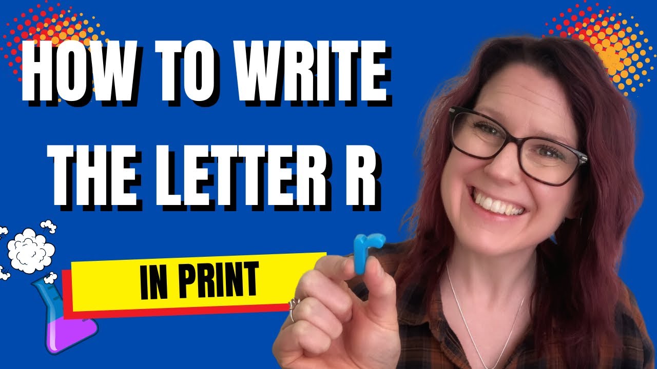 How to Write the Letter ‘r’ in Print - Simple Handwriting Tutorial ...