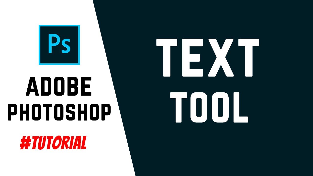 How to use of text tool in photoshop in Hindi | Photoshop tutorial ...