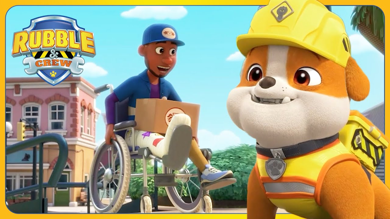 Rubble Helps the Mailman! 📬 Rubble and Crew | ⭐️ Cartoon Compilation ...