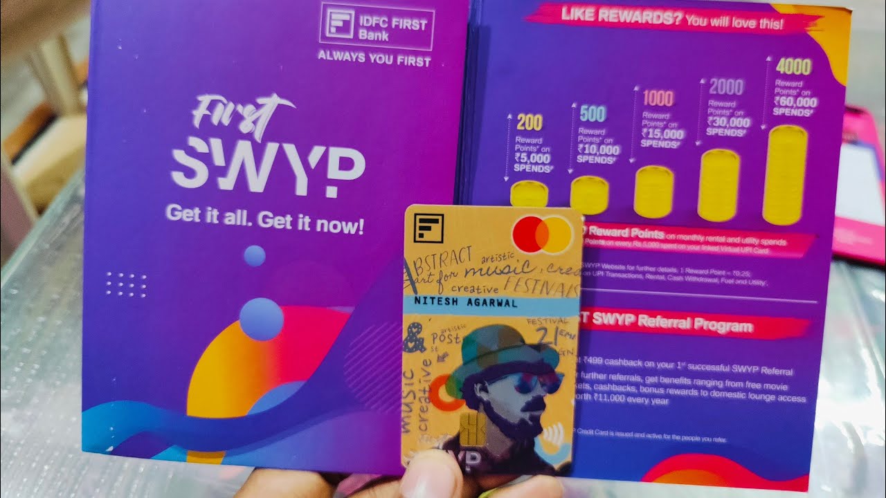 IDFC First Bank SWYP Credit CARD | No INTEREST Card | IDFC Bank Best ...