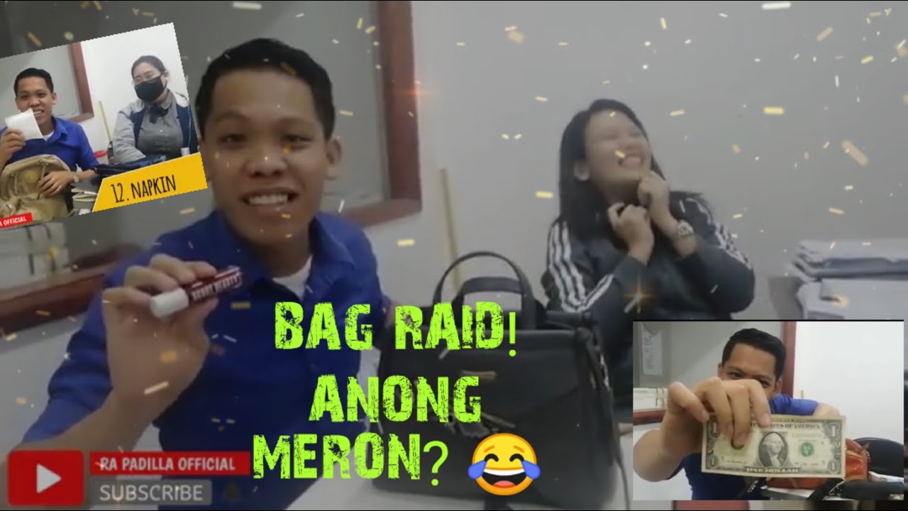 Bag Raid! Anong meron? - YouTube