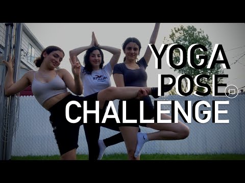 Attempting yoga poses challenge feat. Meryam & Cynthia