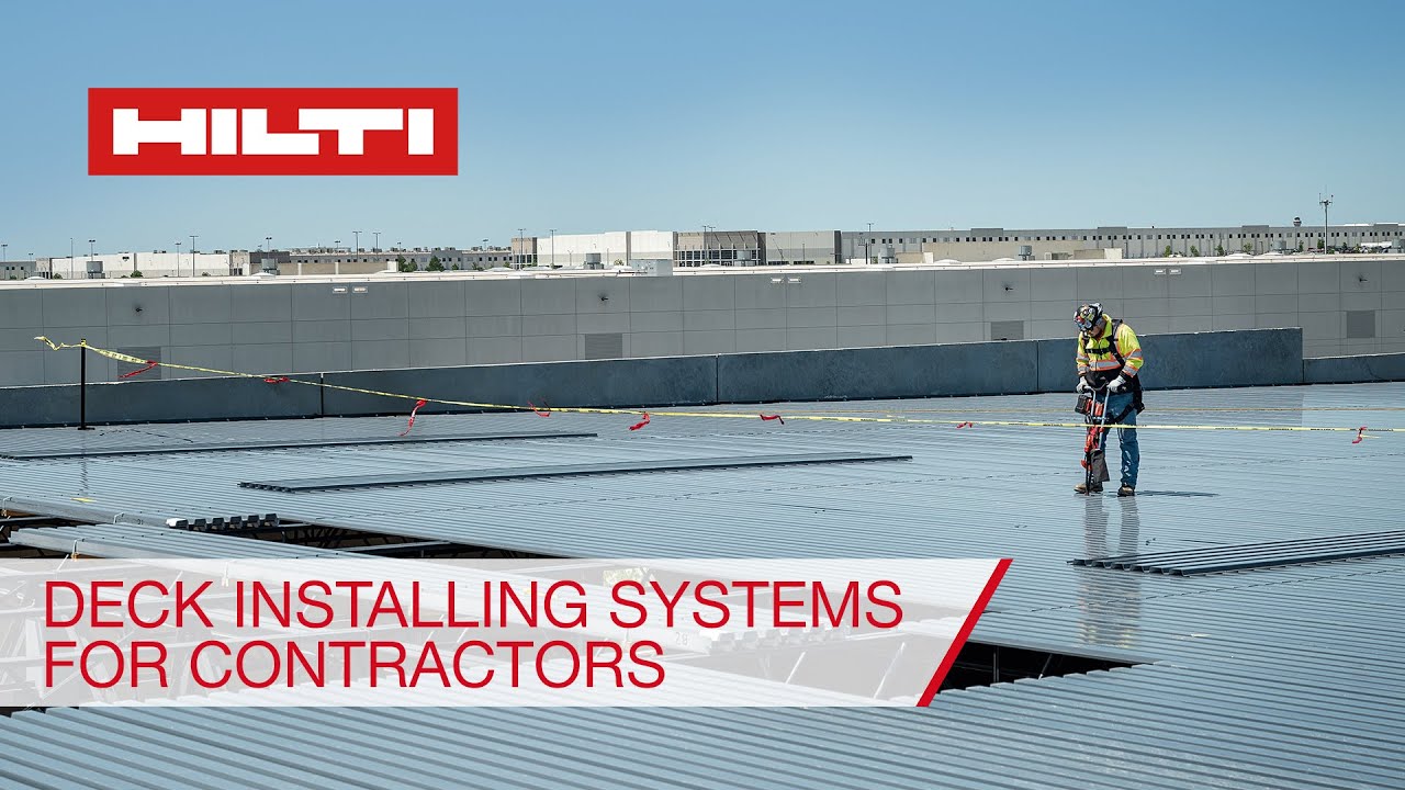 Discover Hilti's Deck Installing Systems for Contractors - YouTube