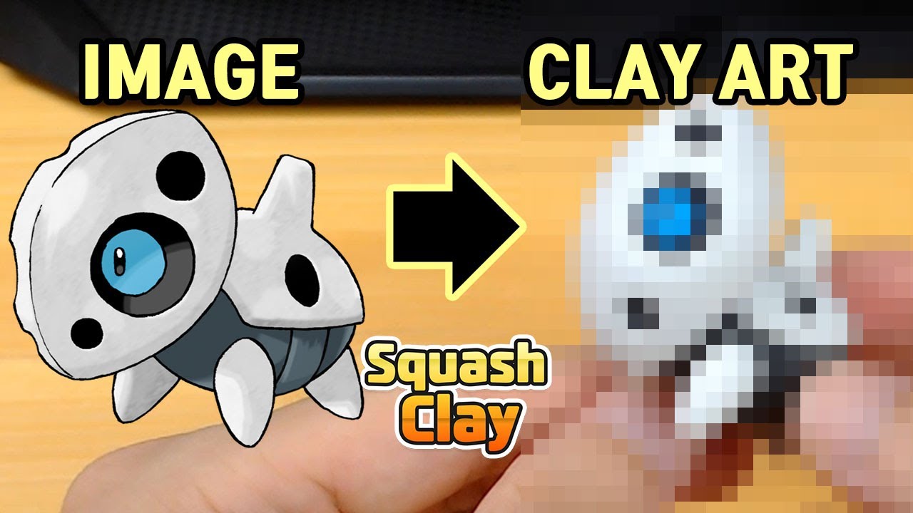 Sculpting Aron cute Steel/Rock Pokémon Clay art - YouTube