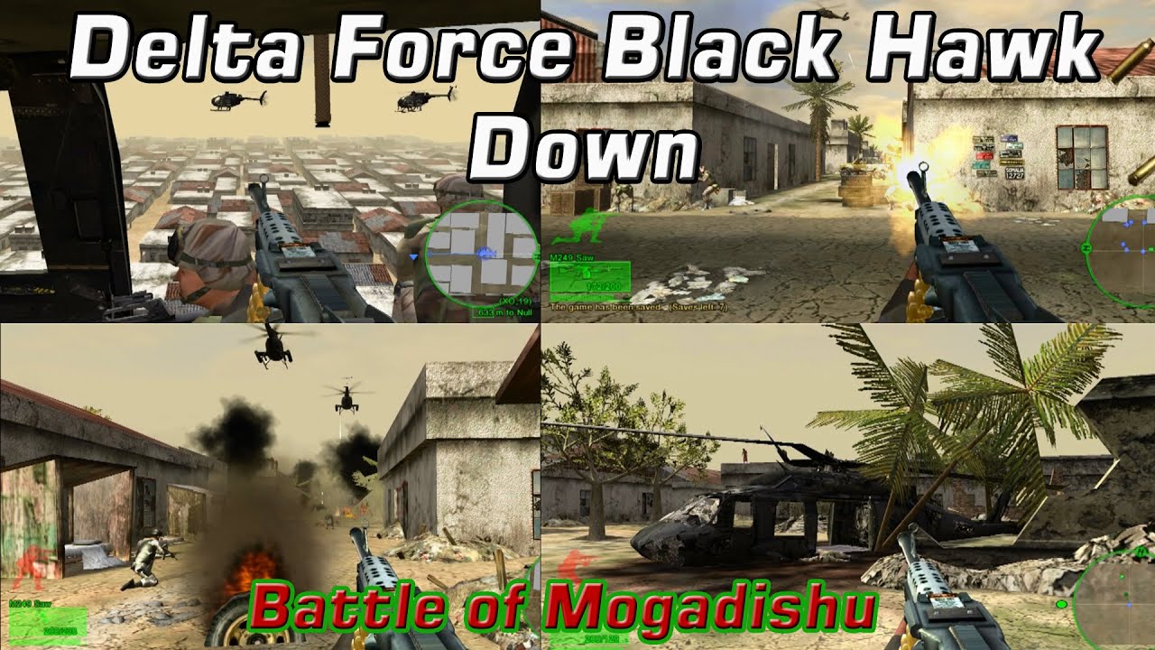 Delta Force Black Hawk Down - Battle of Mogadishu (custom scenario ...