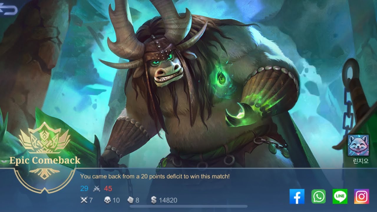 [Mobile Legends] COMEBACK GENERAL KAI! Thamuz’s EXP Lane Full Gameplay ...