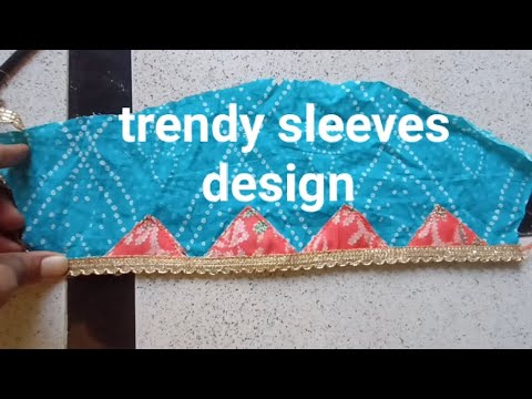 Sleeves design ll patch work sleeves design ll designer sleeves - YouTube