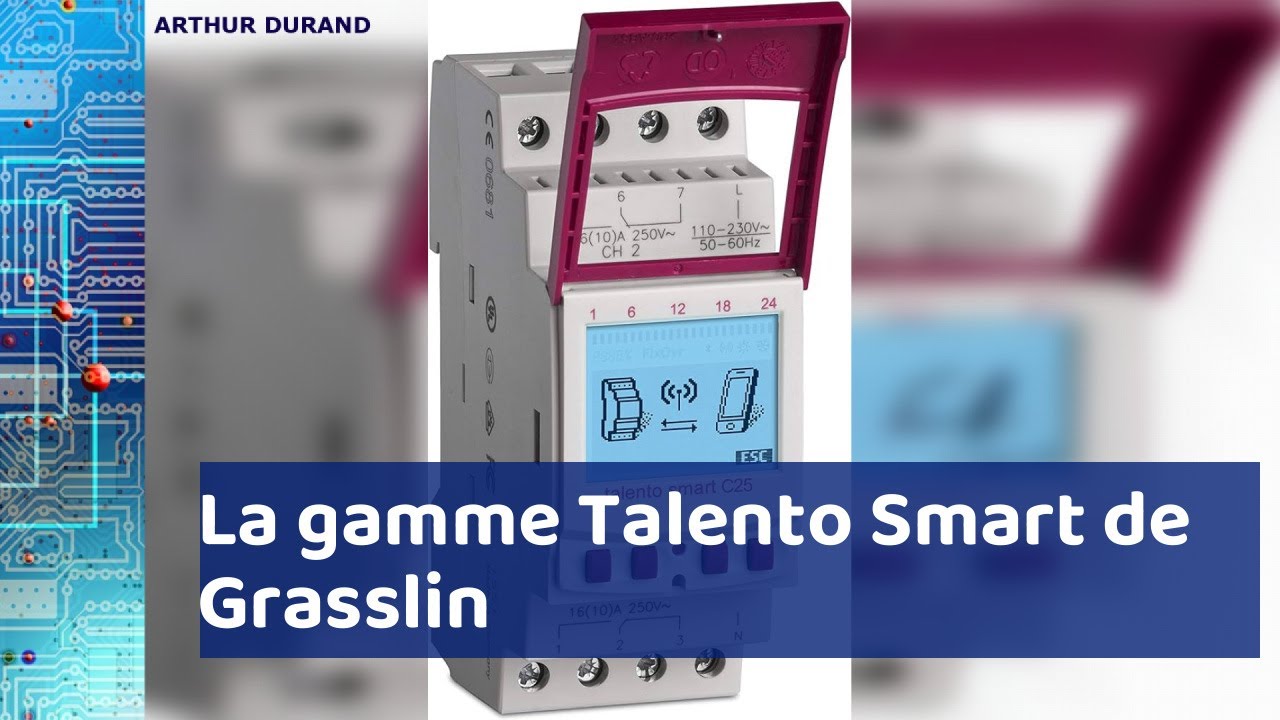 Talento Smart : L'horloge modulaire connectée Grasslin - YouTube
