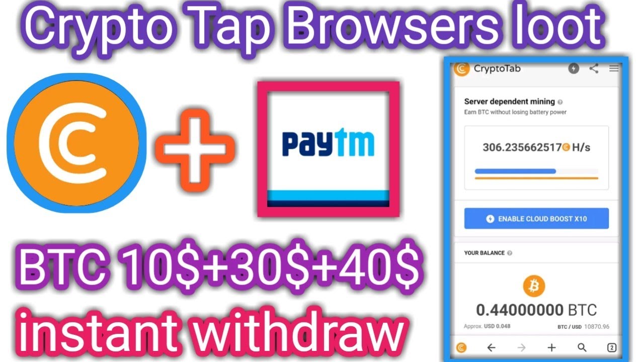 Cryptotap browser free BTC app ! Bitcoin mining pc and Android app in ...