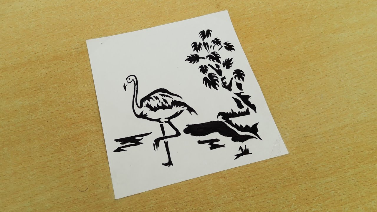 How to draw nature drowning sketch / Best nature drowning How to draw ...