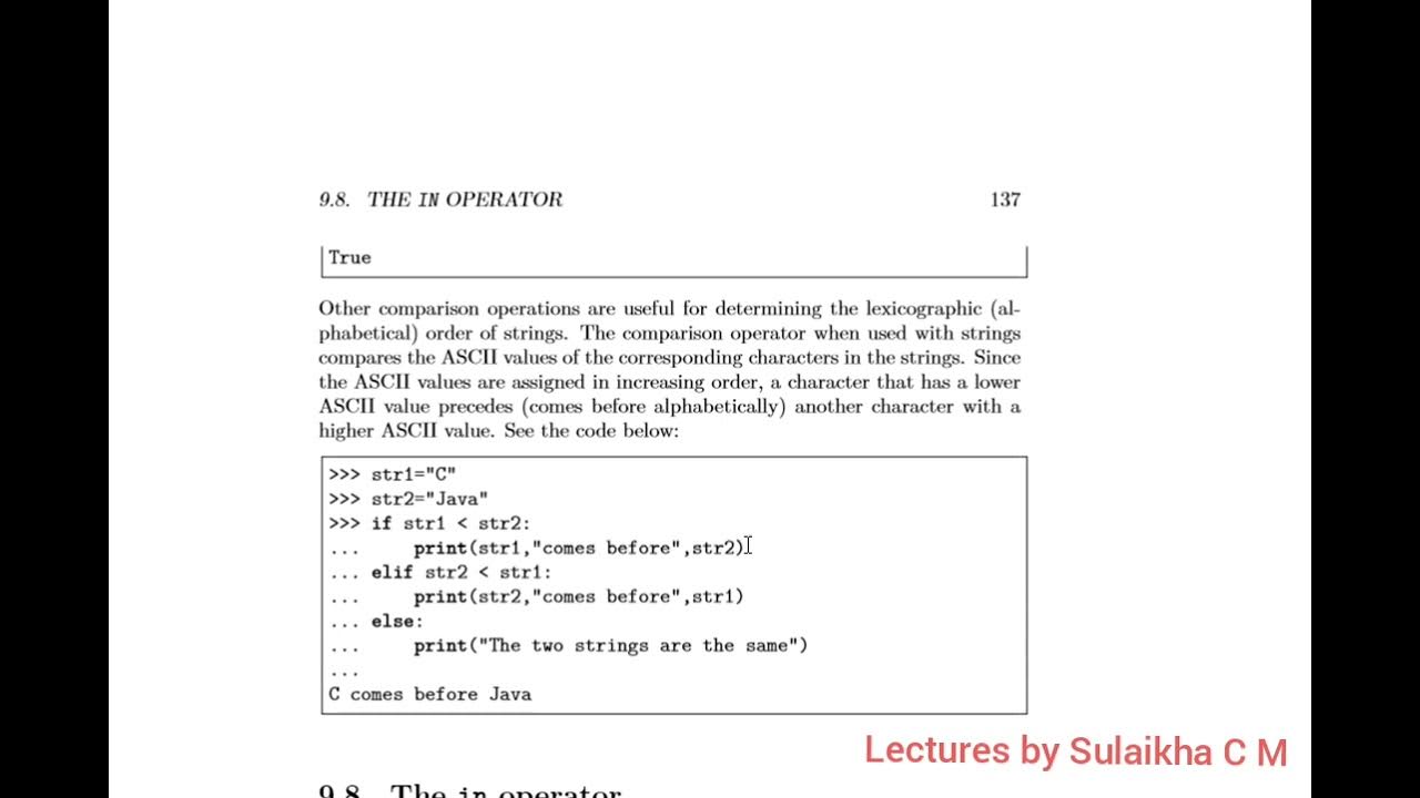 module3--Strings#algorithmic thinking with python#ktu #kmea - YouTube