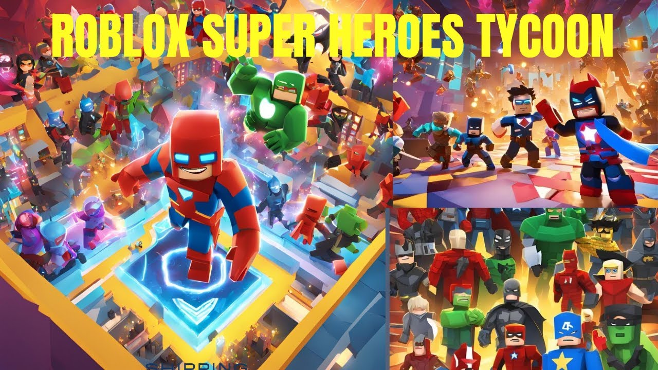 ROBLOX SUPER HEROES TYCOON PART 2 | SUPERHEROS TYCOON | TYCOON SUPER ...