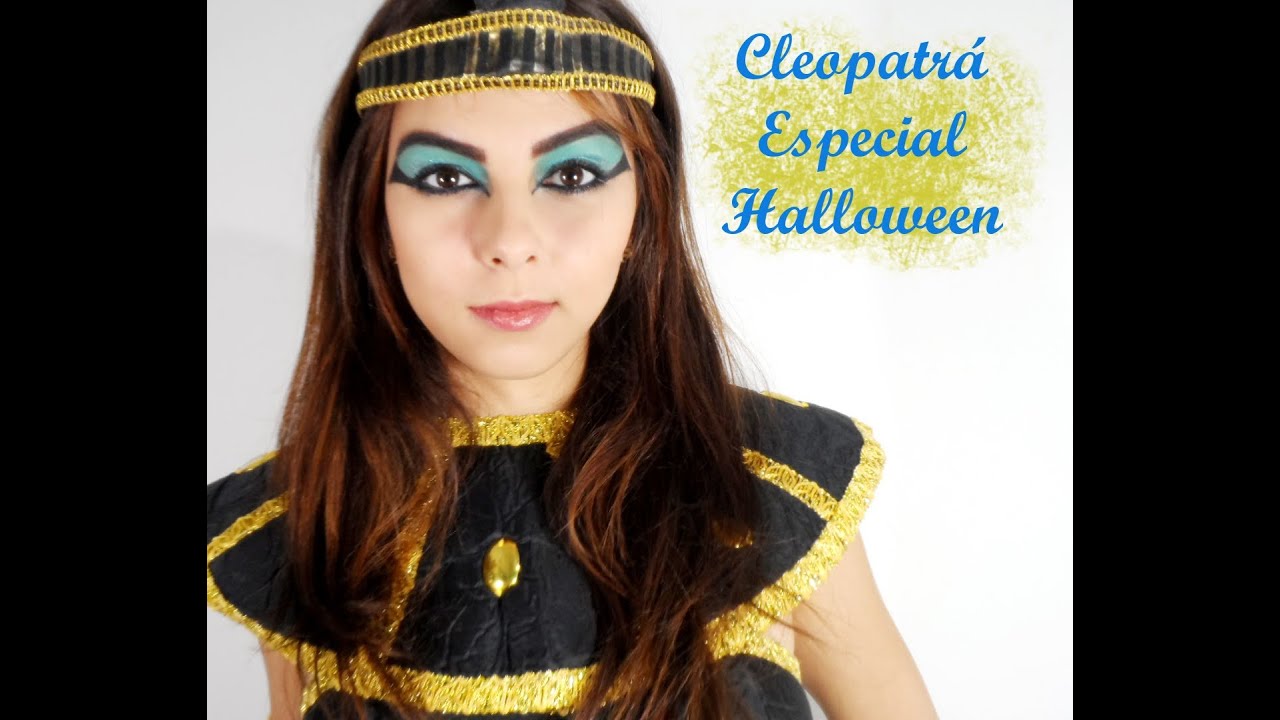 Cleopatrá [HALLOWEEN] Makeup Simple - YouTube