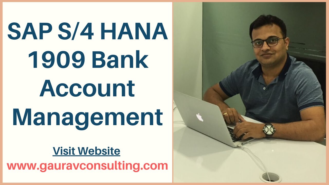 SAP S/4 HANA 1909 Bank Account Management - Approval Workflow - YouTube