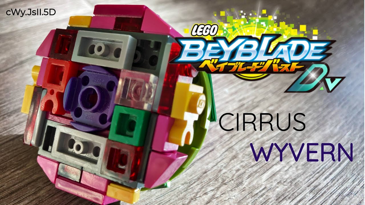 Cirrus Wyvern Just II 5D | Custom Lego Beyblades | Diverse Layer System ...