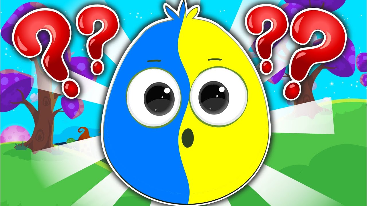 Interactive Learning: Discover Blue and Yellow With Fun Cartoons - YouTube