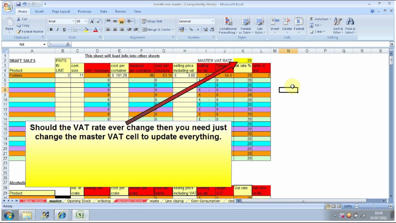 Setting up draft products - YouTube
