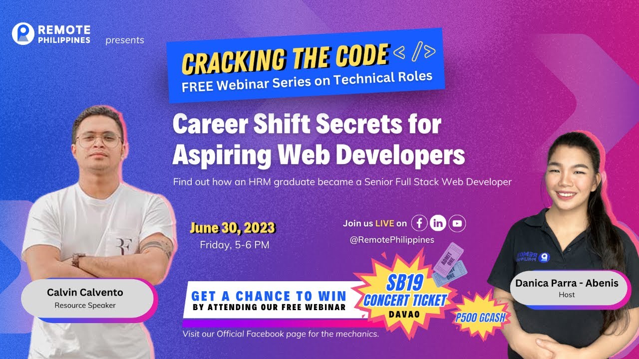FREE WEBINAR: Career Shift Secrets for Aspiring Web Developers - YouTube