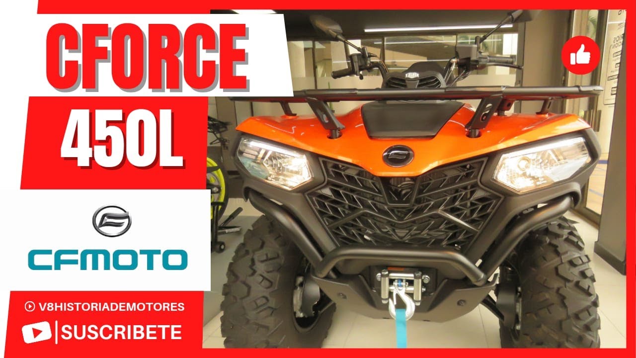 🔴NUEVA CFORCE 450L ATV CFMOTO/Ficha tecnica/Precio/Descripción general ...