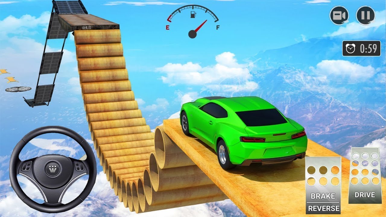 Car mega ramp racing game - YouTube