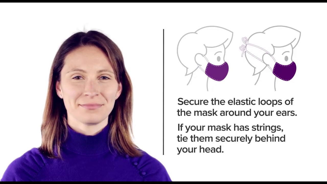 How to Use a Cloth Mask - YouTube